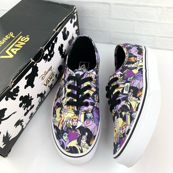 Vans | Shoes | Vans X Disney Villain Multi Sneaker Shoes Wbox Size ...